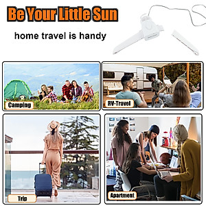 Travel Mini Dryer for Clothes, Portable Clothes Dryer Rack with Removable Clothes Hanger and Shoe Dryer, 2 Levels of Hot Air Drying, Electric Dryer for RVs Apartments white
