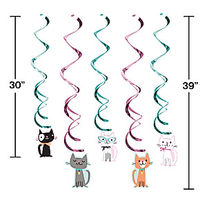 Creative Converting DIZZY DANGLERS ASSORTED, 30", Multicolor