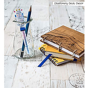 Puzzled Robot Planet Pens - Cute & Realistic Robot Figure Decor On Ballpoint Novelty Pen Toy, Unique Writing Pen Instrument for School and Office