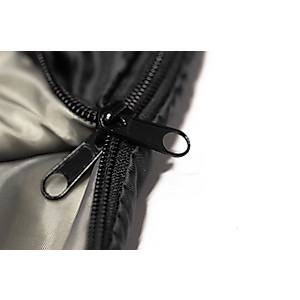 Camping Lightweight Sleeping Bag – 3 Season Warm & Cool Weather – Outdoor Gear, Adults and Kids, Hiking, Waterproof, Compact, Sleeping Bags Bulk Wholesale (1 Pack Black)