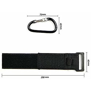 Stroller Hooks Clips for Diaper Bags, 2 Pack of Baby Durable Clips Hooks for Stroller to Hang Bags, Adjustable Multi-Purpose Hooks,Stroller Organizer, Purse