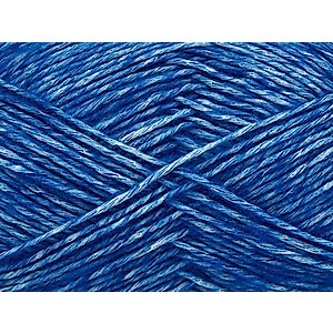 Lot of 8 Skeins Ice Yarns Denim (80% Cotton) Hand Knitting Yarn Saxe Blue