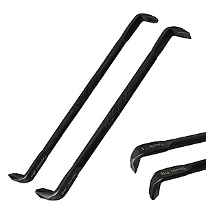 Tonsiki 2PCS Right Angle Offset Screwdriver Set, 90 Degree Z-Type Double End Screwdriver with Phillips and Slotted, Bent Low Profile Screwdriver, 15mm Flat Elbow Design for Tight Narrow Space