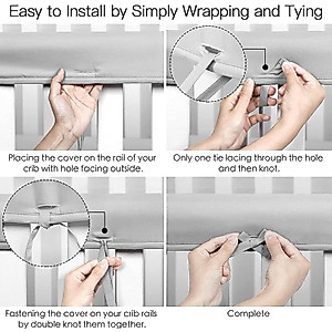 menlexly Soft Strip Sets-Grey-3 Pieces,Long Pieces (Length 51 in,width7in,2 Short Pieces (Length 27.5 in,Width 7 in)