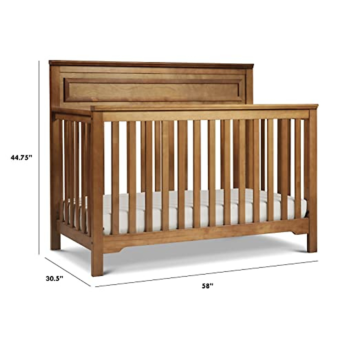 DaVinci Autumn 4-in-1 Convertible Crib in Chestnut, Greenguard Gold Certified