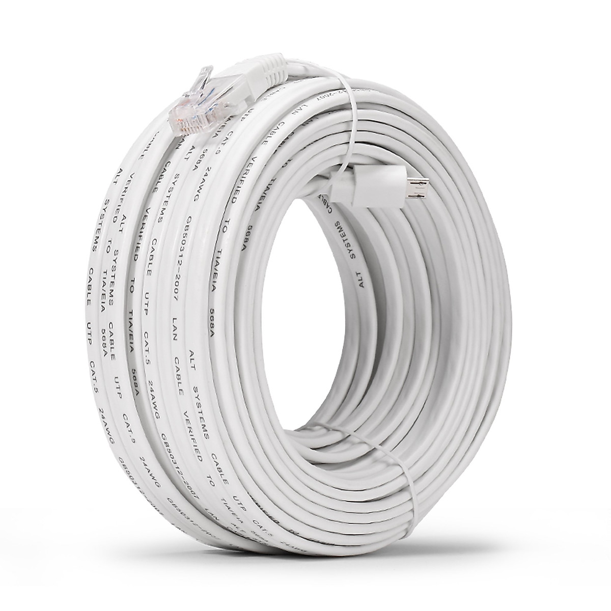 Zmodo 82ft 3rd Generation Network Cable for sPoE NVR Kit with USB Port