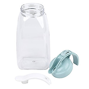Frcctre 2 Pack Plastic Water Pitcher with Lid, 74 Oz Clear Airtight Beverage Pitcher Juice Container Water Carafe Fridge Jug for Juice, Coffee, Iced Tea, Lemonade, Heat Resistant & Shatter-proof