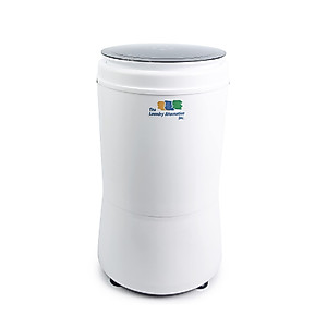 The Laundry Alternative Drop Compact Washer - Countertop Washing Machine & Spinner, Space Saver, Stainless Steel Drum, Apartment-Friendly, Convenient Drain Hose, Easy Cleaning, 4.4 lb. Capacity