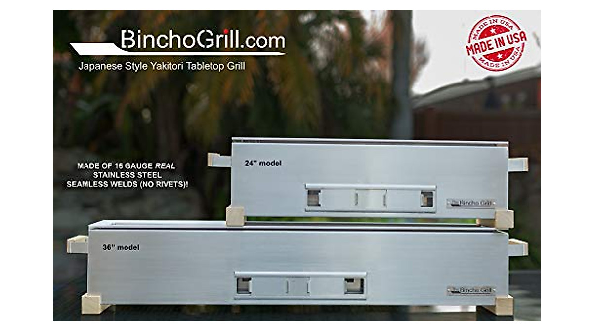 Bincho Grill GR915L: Top Yakitori Charcoal Grill