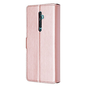 Case for Oppo Reno2 Z Wallet Case,with Card Holder Kickstand Magnetic Closure PU Leather Flip Case Cover for Oppo Reno2 Z 6.53" -Rose Gold