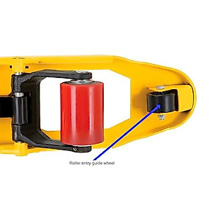 Pallet truck BT Rolatruc LHM230 & Similar Pallet Trucks Pallet Jacks Main Guide Entry Wheels SET OF 2 (Black)