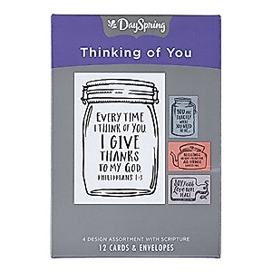 Thinking of You - Inspirational Boxed Cards - Mason Jar