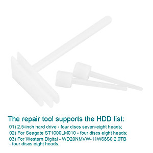 302# HDD Head Comb Tool , Replacement Hard Drive Head Tool Hard Drive Head Tool Kit Head Comb Professional Hard Disk Head Replacement Comb for External 2.5 inch Two disc Hard Drives