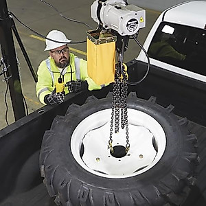 Strongway Round Chain Electric Hoist - 1-Ton Load Capacity, 9.8ft. Lift