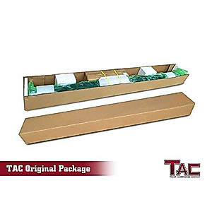 TAC Side Steps Running Boards Fit 1999-2018 Chevy Silverado/GMC Sierra 1500 Regular Cab|1999-2019 Silverado/Sierra 2500/3500 Regular Cab (Exclude C/K Classic) 3" Step Rails Side Bars Nerf Bars