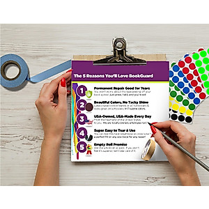 BookGuard 1 Inch Premium Bookbinding Repair Cloth Tape, 15 Yard Roll, Black