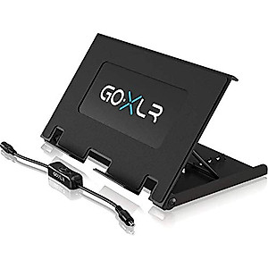 TC-Helicon GoXLR Revolutionary Online Broadcaster Platform with 4-Channel Mixer, Motorized Faders, Sound Board and Vocal Effects, Officially Supported on Windows | TC-Helicon GO XLR Desk Stand