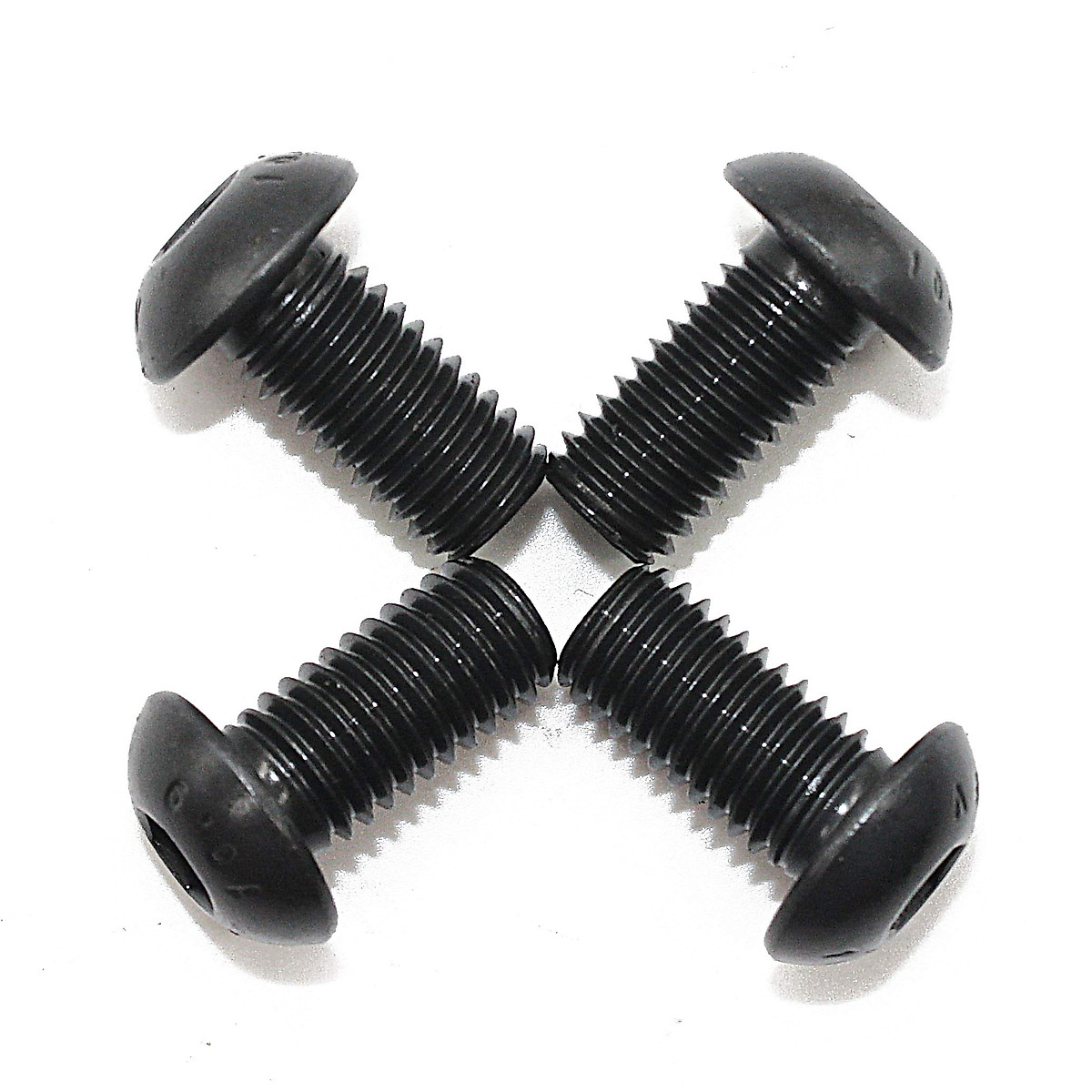 FullerKreg M5-0.8 x 16mm ISO 7380 Hex Drive Class 10.9 Black Oxide Finish Alloy Steel Button Socket Cap Screw (Pkg of 50)