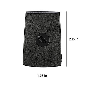 Jaronx for BMW Child Seat Anchor Cover, Rear Row Seat Safety Belt Anchor Cover for BMW Isofix Cover 1 Series E81 E82 F20 F21 /2 Series F22 F87 F23 / 3 Series E90 E91 F30 F31 F34 F80/X1 E84 (Black)