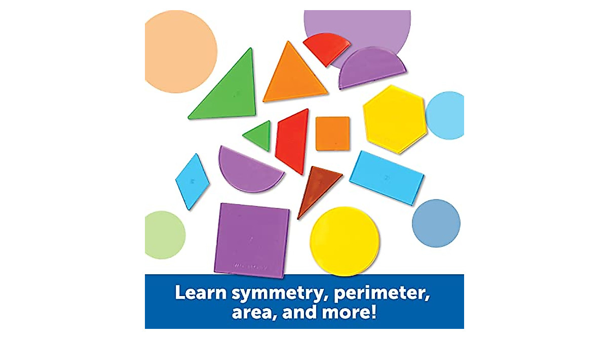 Engaging Translucent Geometric Shapes for Kids