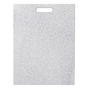 EcoSmart PolyCoco Cutting Board, Light Gray, 12" by 16", Recycled Plastic and Coconut Shell, Made in the USA by Architec