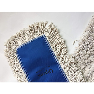 36" Industrial Strength Washable Cotton Microfiber Dust Flat Mop Head Refills Pack of 2 for Hardwood Tile Hardwood & Stone Floors