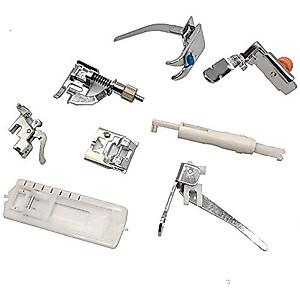 eoocvt 52pcs Domestic Sewing Machine Presser Feet Set for Brother, Babylock, Singer, Janome, Elna, Toyota, New Home, Simplicity, Necchi, Kenmore, and White Low Shank Sewing Machines