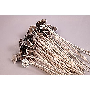 25 CD STABILO (You Choose) Pretabbed Primed Custom 6" Candle Wicks JessMaeCandleSupply USA Made (CD Stabilo 4)