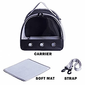 Guinea Pig Carrier, Small Animal Bird Rabbit Turtle Carrier Bag, African Hedgehog Portable Travel Carrier Outdoor Hangbag, Bird Rabbit Guinea Pig Squirrel Carrier