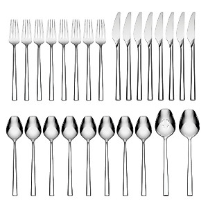 Lenox Lx Collective Piece Flatware Set, 26 Count, Metallic