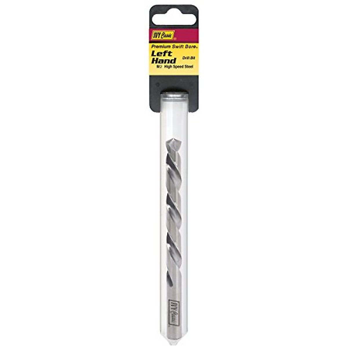 IVY Classic 01308 1/8-Inch Left Hand Drill Bit, M2 High Speed Steel, 135-Degree Point, 1/Card