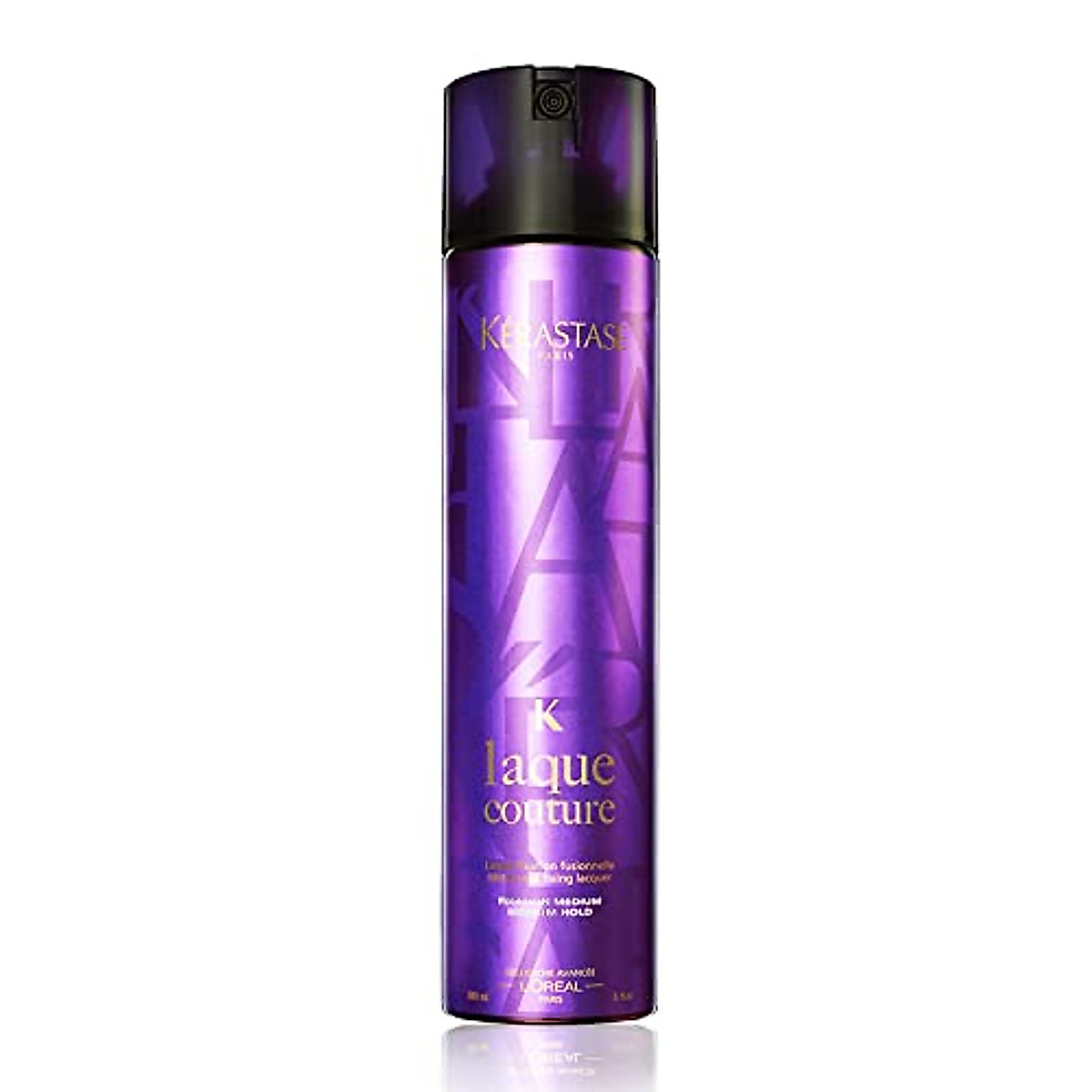 KERASTASE Laque Couture Hair Spray | Medium Hold Styling Spray | Long Lasting, Flexible Hold | Anti-Humidity and Flyaway Control | With Heat Protectant | For All Hair Types | 5 Fl Oz