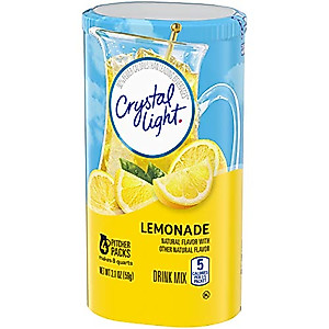Crystal Light Sugar-Free Lemonade Drink Mix (4 Pitcher Packets)