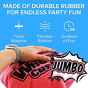 Laughing Smith Jumbo Sized 16 inch Whoopee Cushion - Giant Whoopee Fart Toy for Kids - Makes Great Big Mega Woopie Fart Sounds - The Funniest Fart Game, Joke or Gag Gift Woopy Cushions