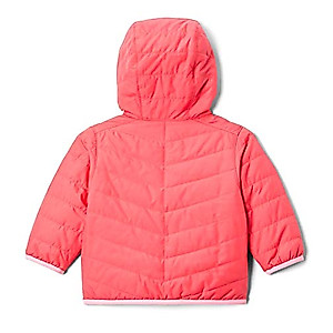 Columbia Toddler Girls Double Trouble Jacket, Bright Geranium/Pink Orchid, 2T
