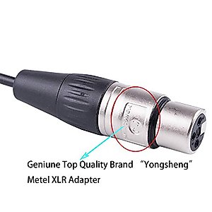 USB to DMX 512 3PIN XLR Interface Adapter Computer PC Stage Lighting Controller Dimmer USB to DMX Freestyle Software RS485 Serial Converter Cable (Length:6ft)