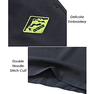 XinYangNi Men's Casual Lightweight Shorts Quick Dry Outdoor Hiking Fishing Travel Camping Shorts Navy US 39-40