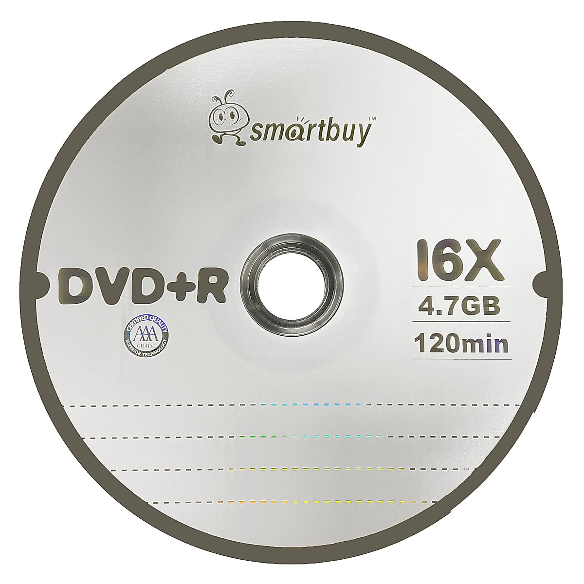 Smart Buy 200 Pack DVD+R 4.7gb 16x Logo Blank Data Video Movie Recordable Disc, 200 Disc 200pk
