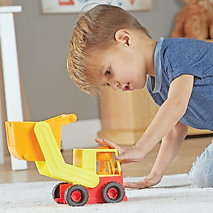 Learning Resources 1-2-3 Build It! Construction Crew Toy, Bulldozer, Digger, Dump Truck, STEM, Imaginative Play, 16 Pieces, Ages 2+