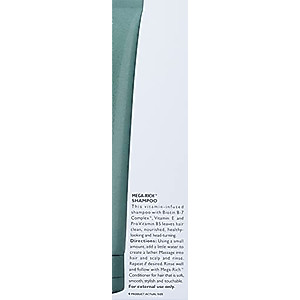 Peter Thomas Roth | Mega-Rich Nourishing Shampoo | Biotin B-7 Complex Shampoo for Clean, Shiny, Healthier-Looking Hair, 8 Fl Oz (Pack of 1)