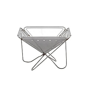 Snow Peak Pack & Carry (M) Fireplace - Made of Durable Stainless Steel - 13.75 x 13.75 x 9.75 in