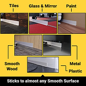 PAGONA Floor Trim Molding, Trim for Walls, Peel and Stick Baseboard, Flexible Trim Moulding, Skirting Boards for Walls, Flexible Baseboard Molding Trim, Wall Molding Trim, 4 Inch x 20 Feet