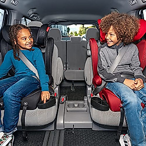 Diono Monterey 2XT Latch 2 in 1 High Back Booster Car Seat with Expandable Height & Width, Side Impact Protection, 8 Years 1 Booster, Black