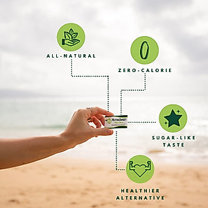 NutraSweet Natural Zero Calorie Stevia Sweetener-Natural Sugar Substitute, Sugar Like Taste, Diabetes-friendly, Keto-friendly - 70 count packets