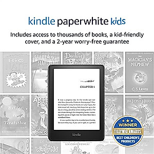 Kindle Paperwhite Kids (8 GB) – Made for reading - access thousands of books with Amazon Kids+, 2-year worry-free guarantee