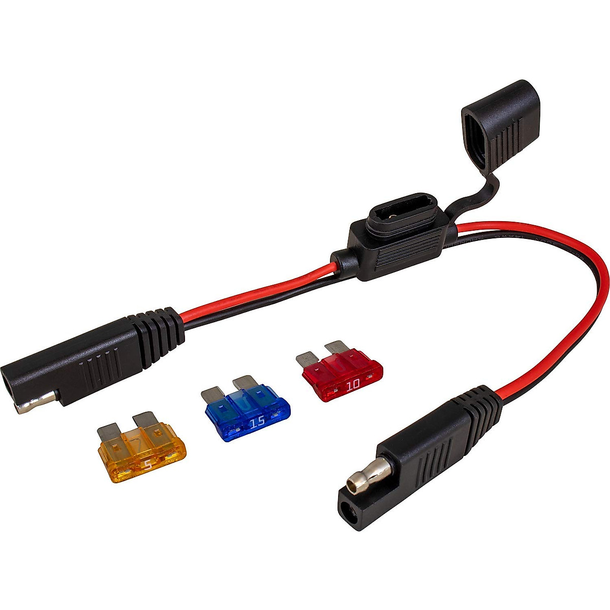 Sea-Lect Designs SAE 14 AWG Power Cable Inline Fuse Holder
