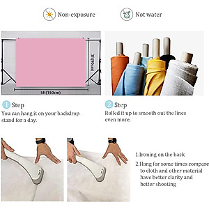 GUOJLONG Pink Princess Photography Backdrop Movie Themed Birthday Background for Girls Kids Paradise Birthday Banner Baby Shower Photography Party Supplies (5x3ft)