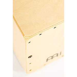 Meinl Mini Cajon Box Drum with Internal Snares - MADE IN EUROPE - Baltic Birch Wood, Miniature Size, 2-YEAR WARRANTY (MC1B)