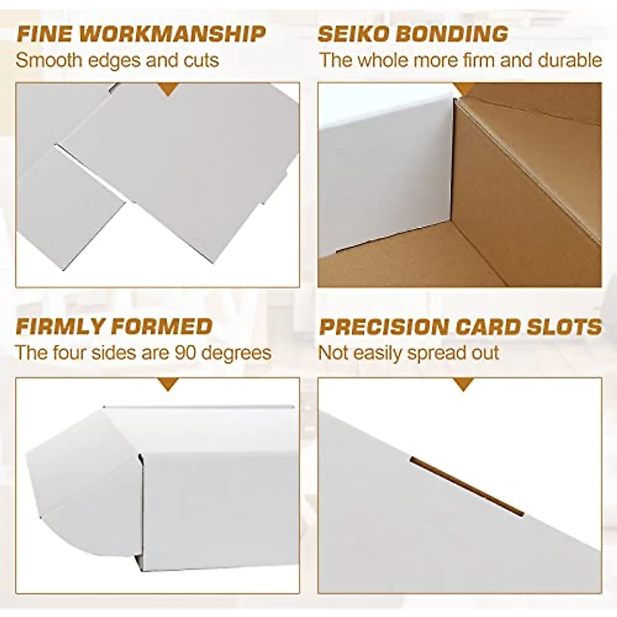 Shipping Boxes 9x6x2, HERKKA 25 PACK White Corrugated Cardboard Mailer Boxes, Medium Mailing Boxes for Packaging Small Business