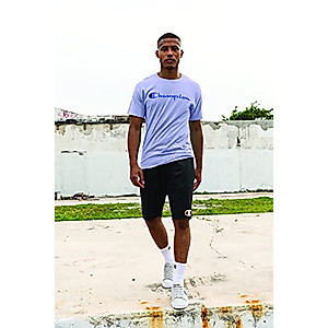 Champion Men's Double Dry Moisture Wicking Crew Socks 6, 8, 12 Packs Availabe, White/Grey/Black-6 Pack, 6-12